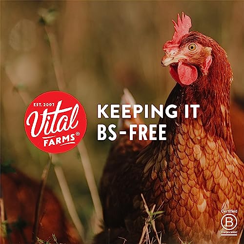 Vital Farms Organic Pasture Raised Eggs Large Brown, 12 Count