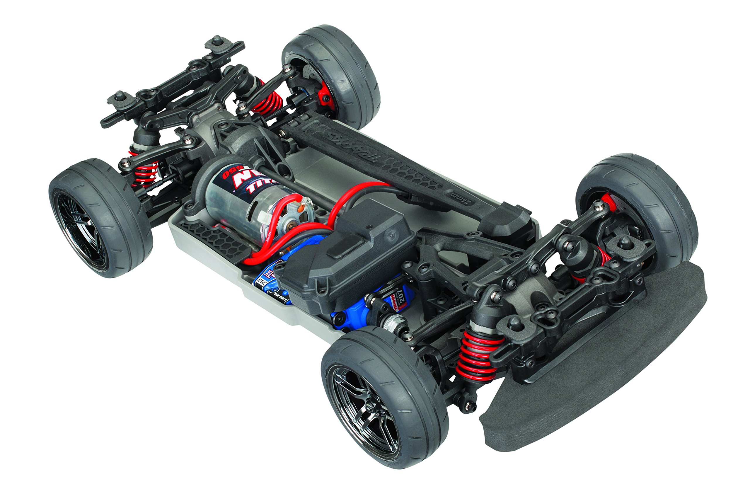 Traxxas 83024-4 Automobile Electric AWD Remote Control 4-Tec 2.0 Race Car Chassis with TQ 2.4GHz radio, Size 1/10