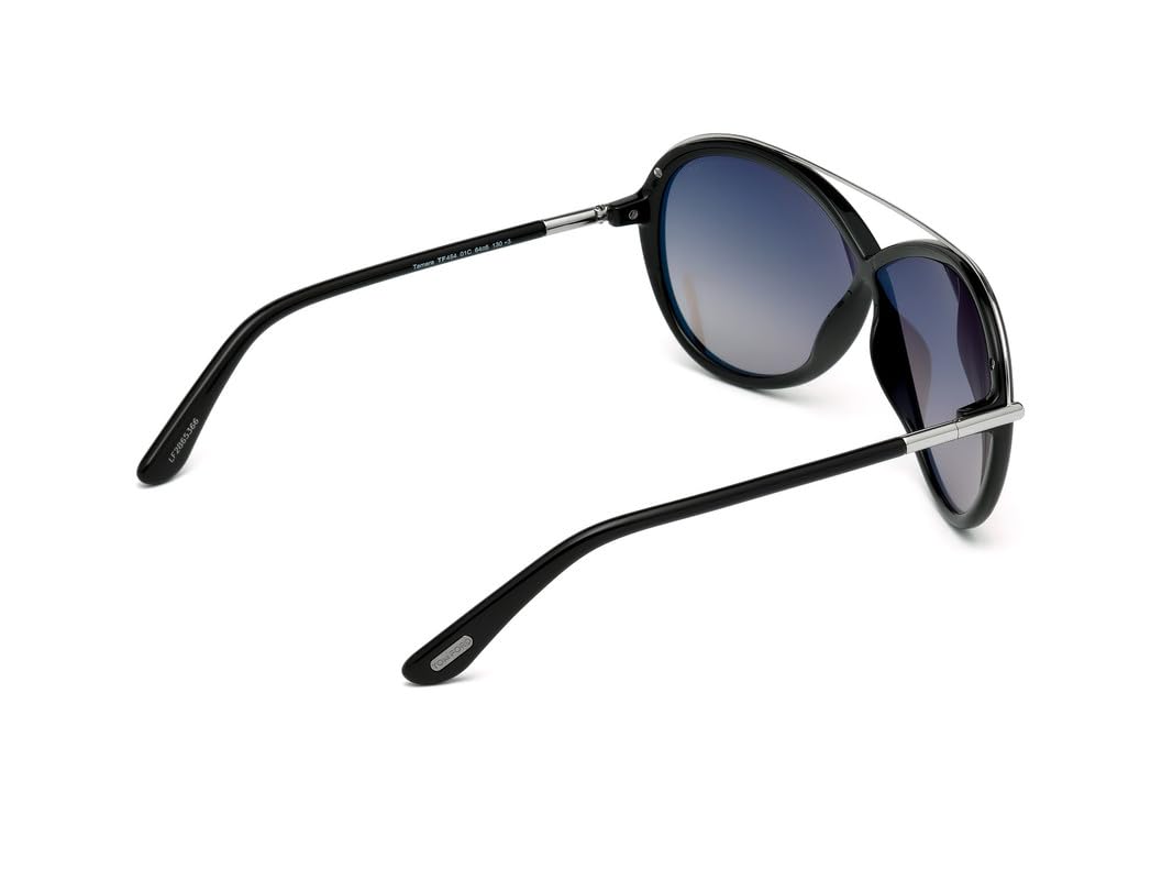 Tom Ford Women's FT0454 Sunglasses, Shiny Black