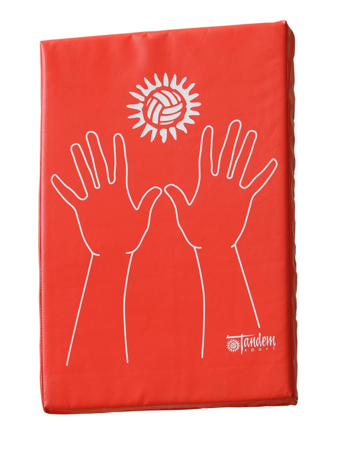 Tandem Sport Rectangular Blocking Pad - Volleyball Training Aid for Hitting and Blocking - Protects Blockers Hands During Practice - Volleyball Practice Equipment - 1 Pad