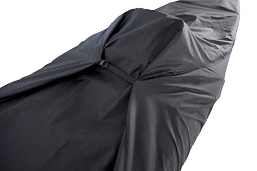 Wilderness Systems Kayak Cover | Universal Fit for Sit On Top Kayaks 11-12 Feet | 600 Denier for Indoor/Outdoor Storage | Medium, Black (8070232)
