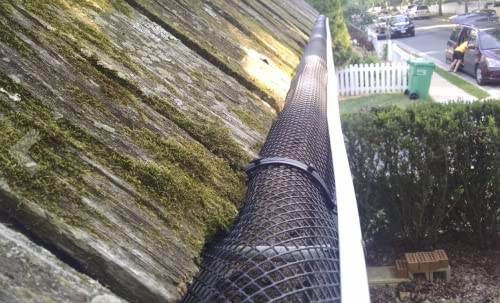 Rocky Mountain Goods 6β Gutter Guard Mesh - 20 Foot Leaf Guard Protects from Branches, Leaves, Debris - Easy Cut with Scissors to Custom Lengths - Easy Install - Does Not Rust