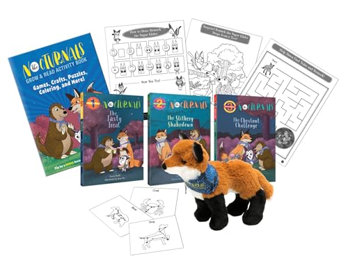 The Nocturnals Grow & Read Activity Box: Early Readers, Plush Toy, and Activity Book - Level 1β3