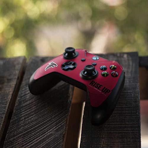 Skinit Decal Gaming Skin compatible with Xbox One Elite Controller - Officially Licensed NFL Atlanta Falcons Team Motto Design