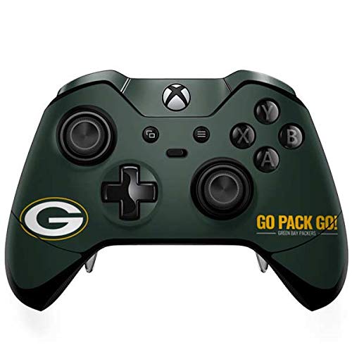 Skinit Decal Gaming Skin Compatible with Xbox One Elite Controller - Officially Licensed NFL Green Bay Packers Team Motto Design
