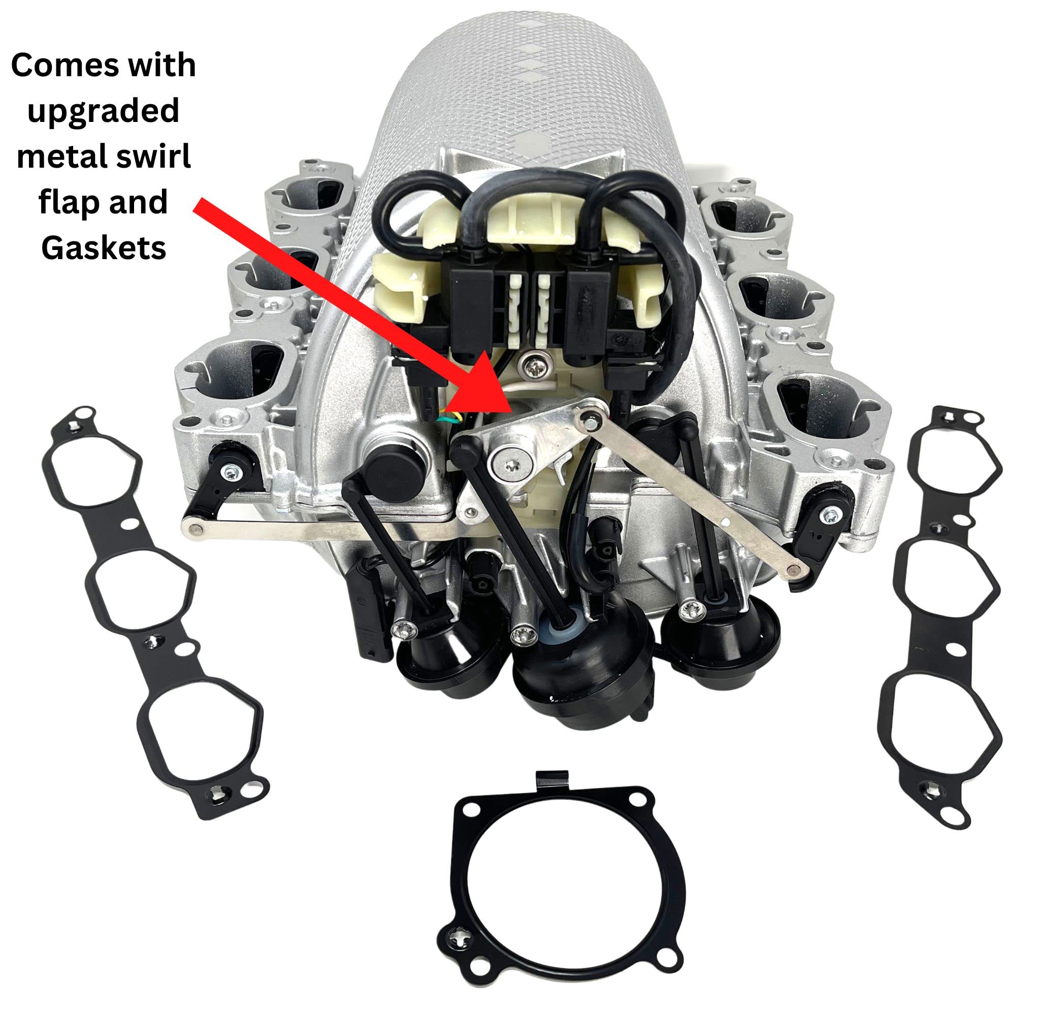 Upgraded Intake Engine Manifold Assembly Compatible with Mercedes-Benz C350 CLS350 SLK280 ML350 R350 E350 Replaces OE# A2721402401 2721402401 272 140 24 01