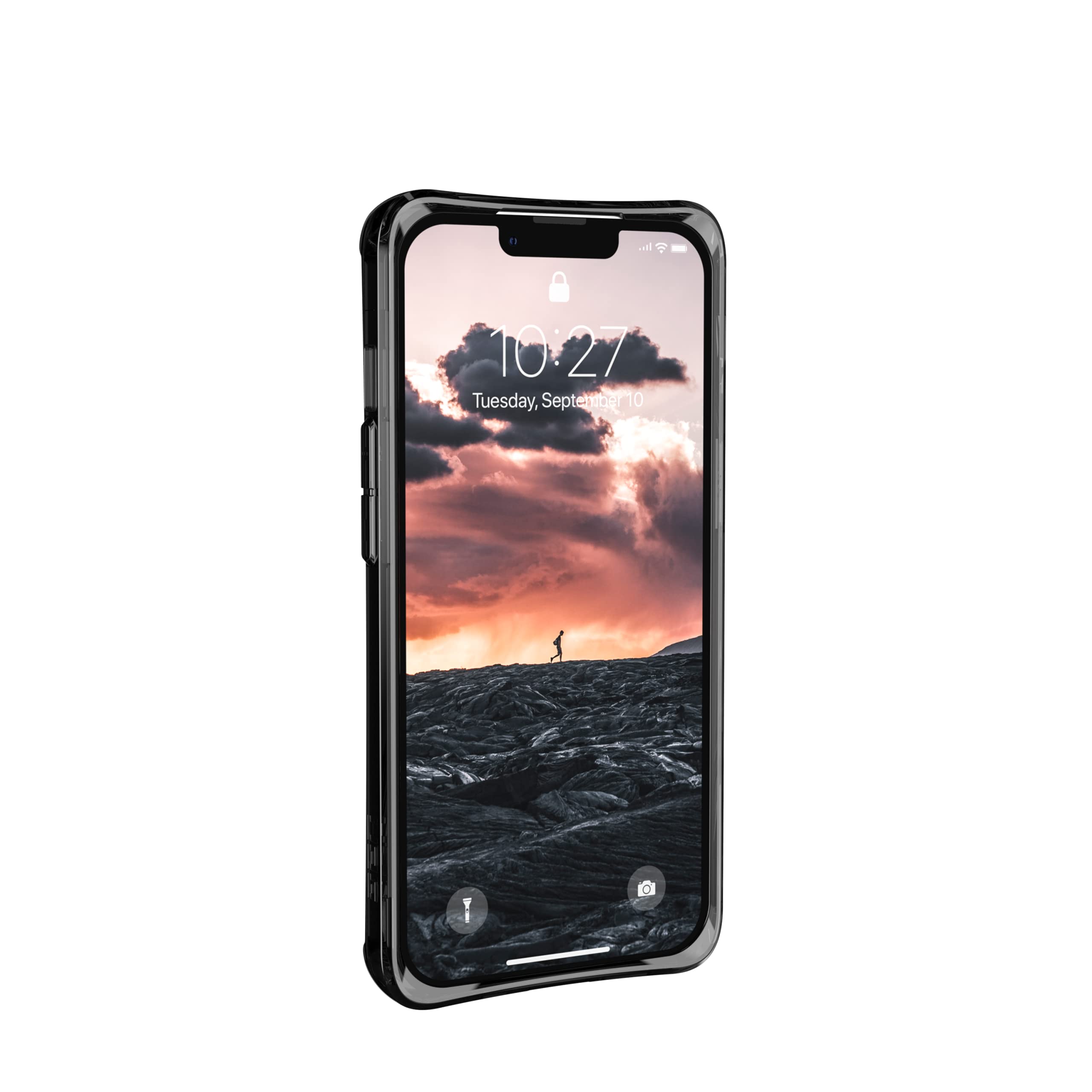 URBAN ARMOR GEAR UAG Designed for iPhone 13 Case Compatible with MagSafe Grey Ash Rugged Lightweight Slim Shockproof Clear Plyo Protective Cover, [6.1 inch Screen]