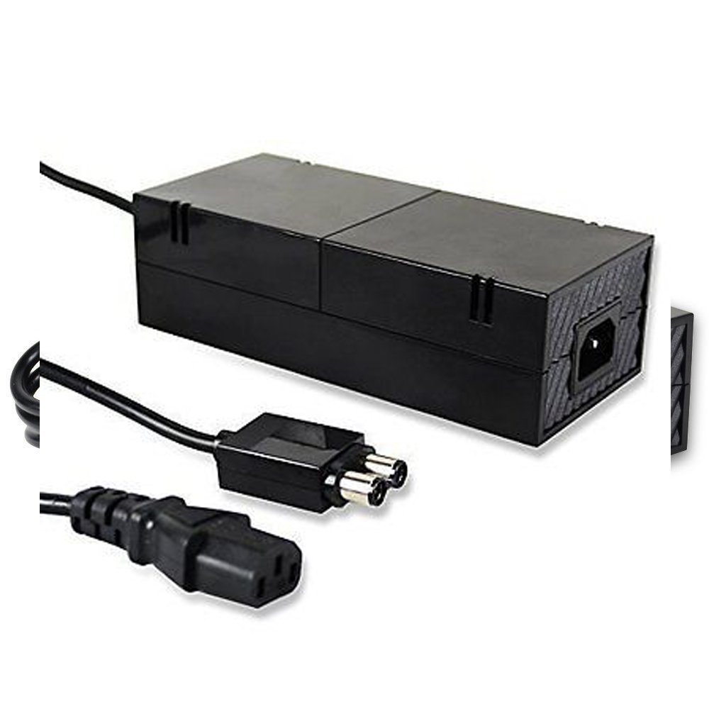 Simply Silver - 200W AC Adapter Power Supply Cable Charger for Microsoft Xbox one Console Brick