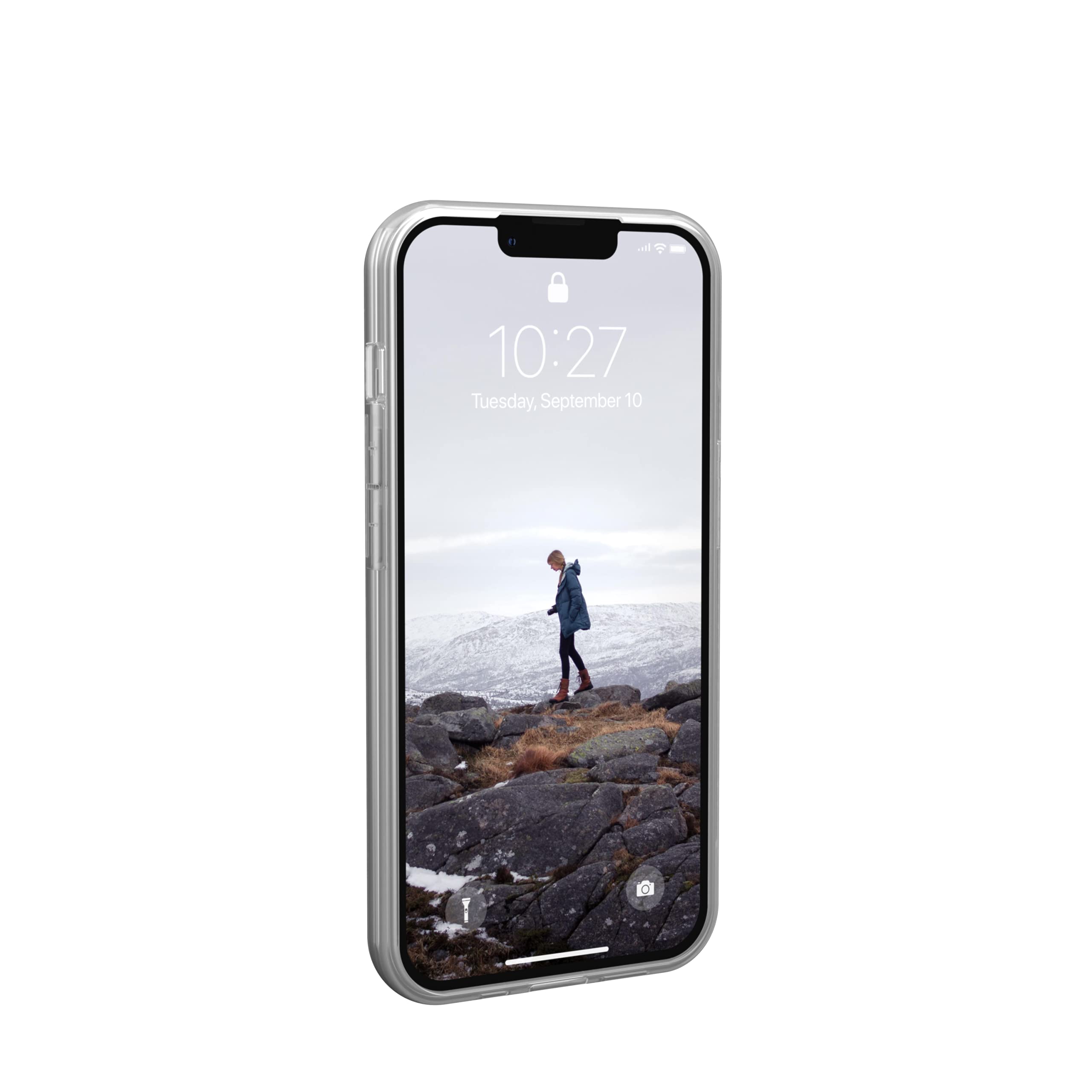 URBAN ARMOR GEAR [U] by UAG Designed for iPhone 13 Pro Case Clear Ice Lucent Slim Fit Lightweight Stylish Transparent Impact Resistant Protective Phone Cover, [6.1-inch Screen]
