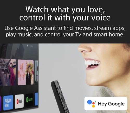Sony 75 Inch 4K Ultra HD TV X85K Series: LED Smart Google TV with Dolby Vision HDR and Native 120HZ Refresh Rate KD75X85K- Latest Model,Black