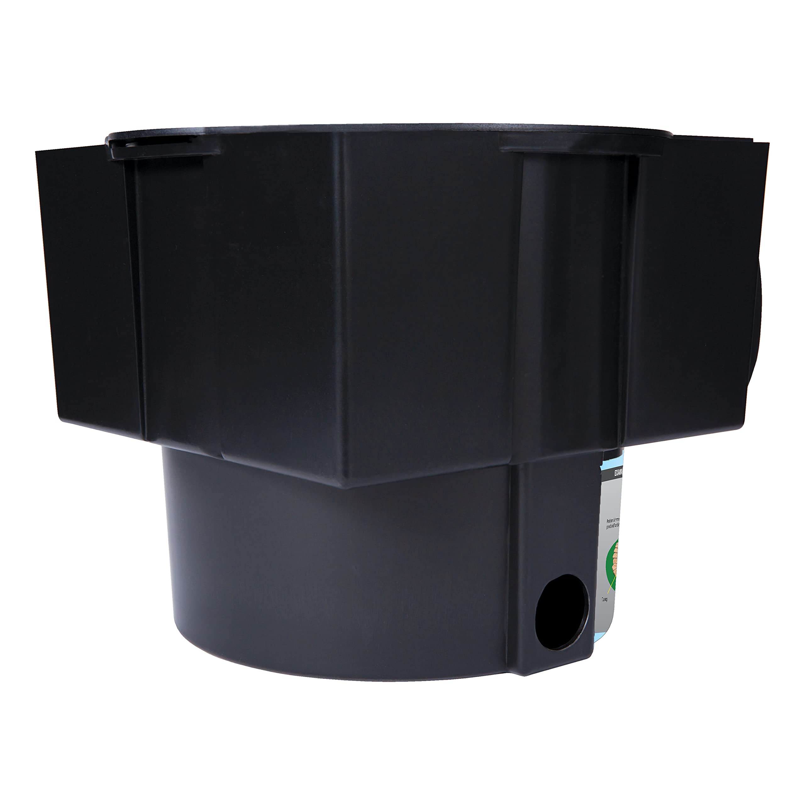 Tetra Pond In-Pond Skimmer, Skims Pond Debris Before It Sinks, BLACK 13.5 IN