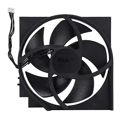 Ymiko Durable ABS Internal Cooling Fan for Xbox ONE S OEM 5 cutters 4 Pin, Comes with Screwdriver