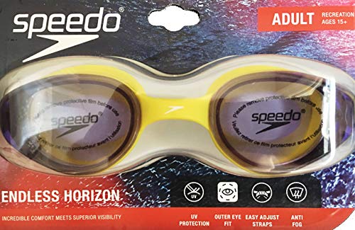 Speedo Adult Endless Horizon Goggle - Yellow