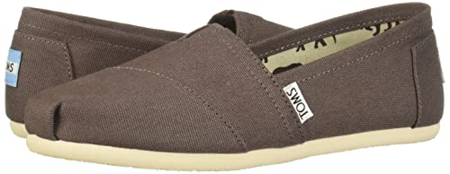 TOMS Women's Classic Core Alpargata Slip-On, Ash Canvas, 9.5