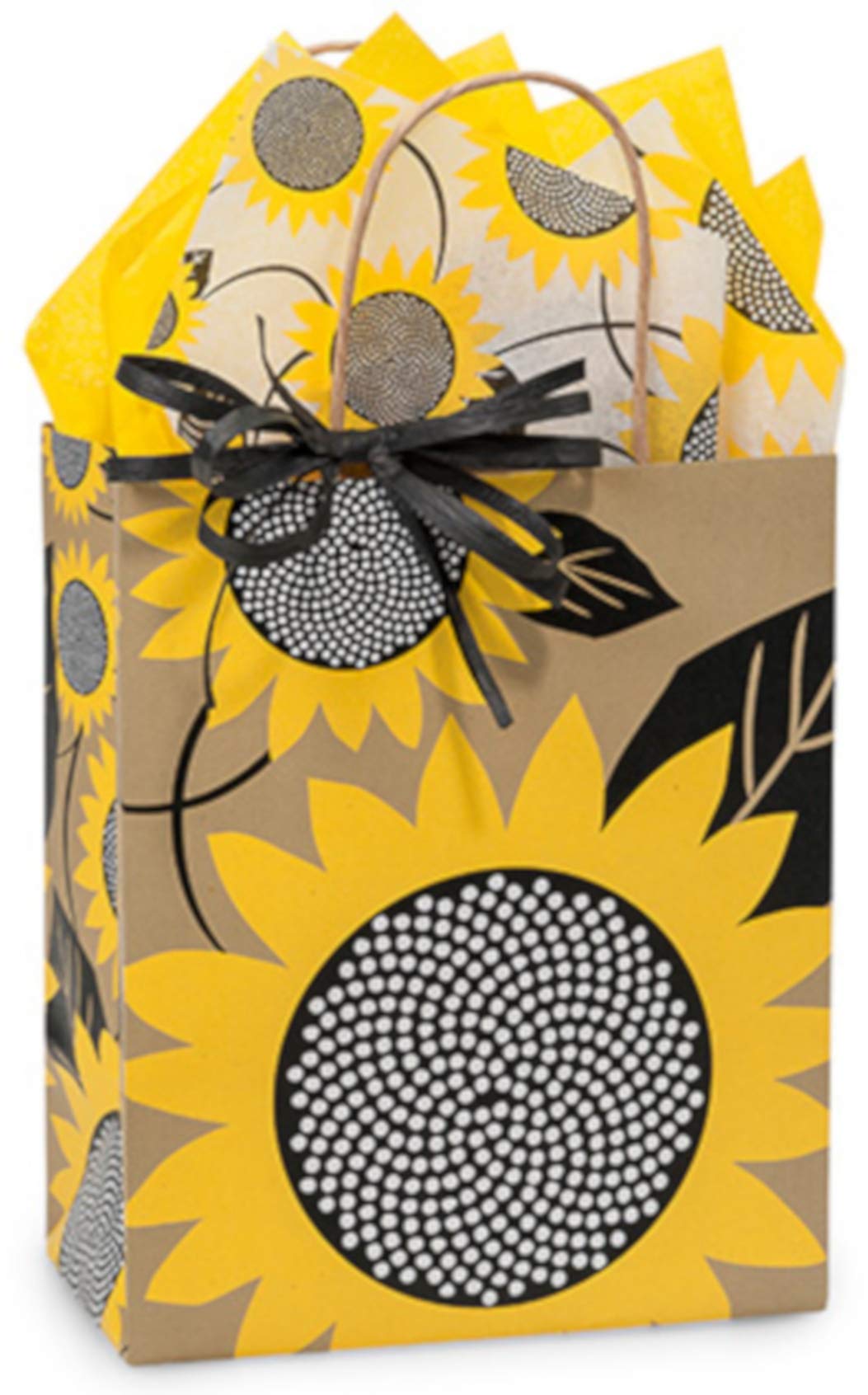 Tissue Paper with Designs - Floral Tissue Paper For Gift Wrapping 24 Decorative Sheets 20" x 30" (SUNFLOWERS)