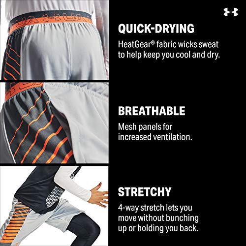 Under Armour Mk1 Shorts, Pitch Gray (015)/Halo Gray, Youth Small