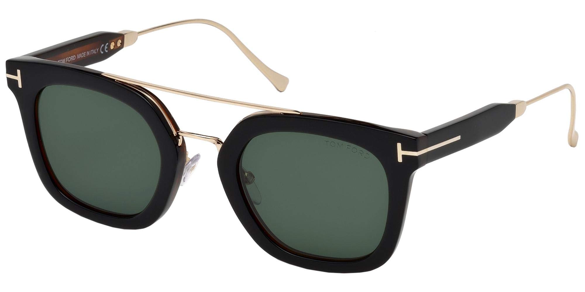 Tom Ford FT0541 05N Black Alex Retro Sunglasses Lens Category 3 Size 51mm