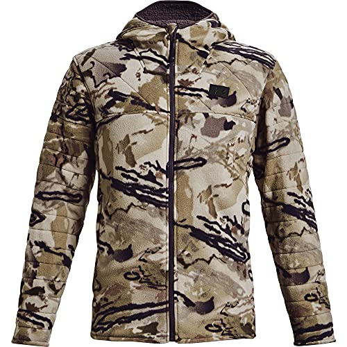 Under Armour mens Brow Tine Plus Jacket, Ua Barren Camo (999)/Black, Medium