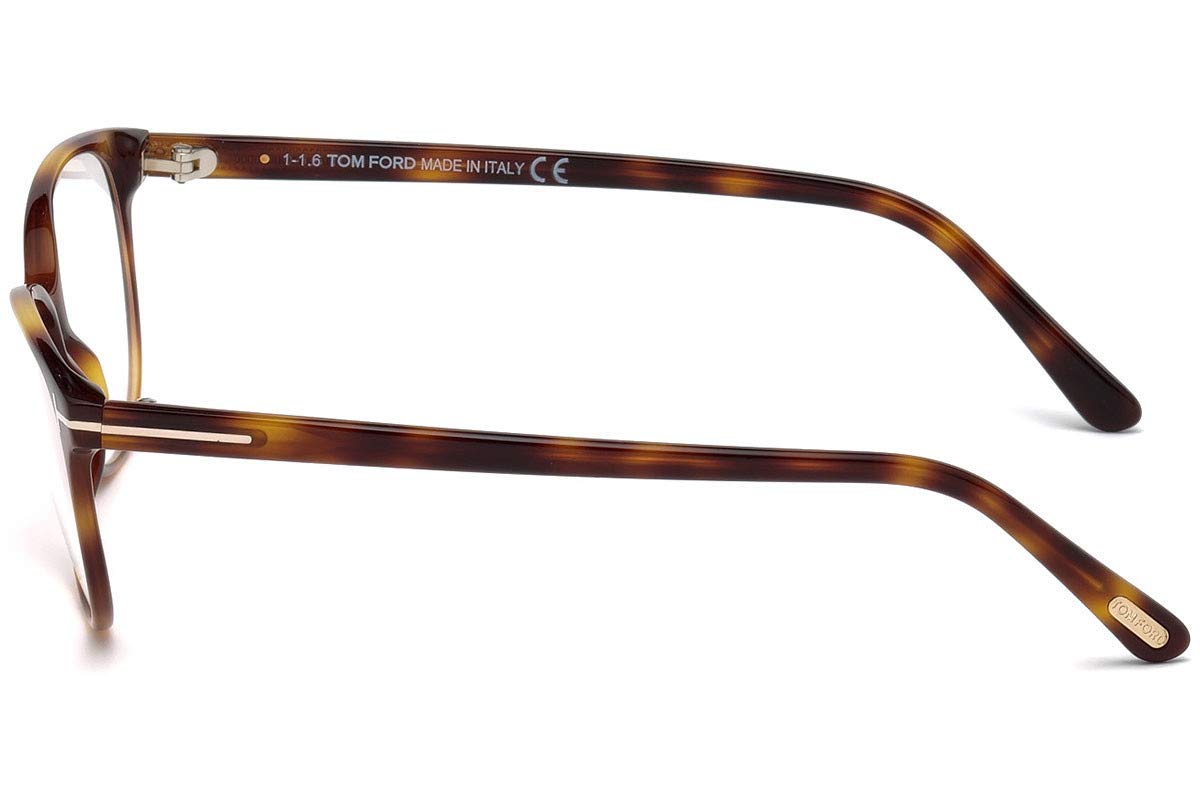Tom Ford Oval Eyeglasses TF5421 053 Blonde Havana 53mm FT5421