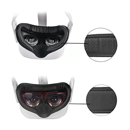 Ypger Lens Dust Pad&PU Leather Foam&VR Facial Interface Bracket&Nose Pad of Oculus Quest 2 VR Accessories