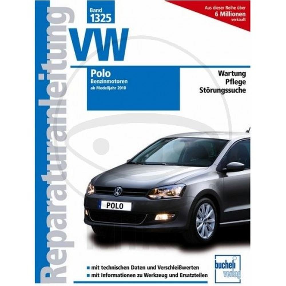 VW Polo ab Modelljahr 2011. Benzinmotoren: 1.2 Liter 44/51 kW, 3 Zyl. 12V MPI; 1.2 Liter 77 kW, 4 Zyl., 16 VV TSI; 1.4 Liter, 63 kW, 4 Zyl., 16 V MPI