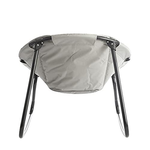 Urban Lifestyle Micromink Rocking Saucer Chair, Grey