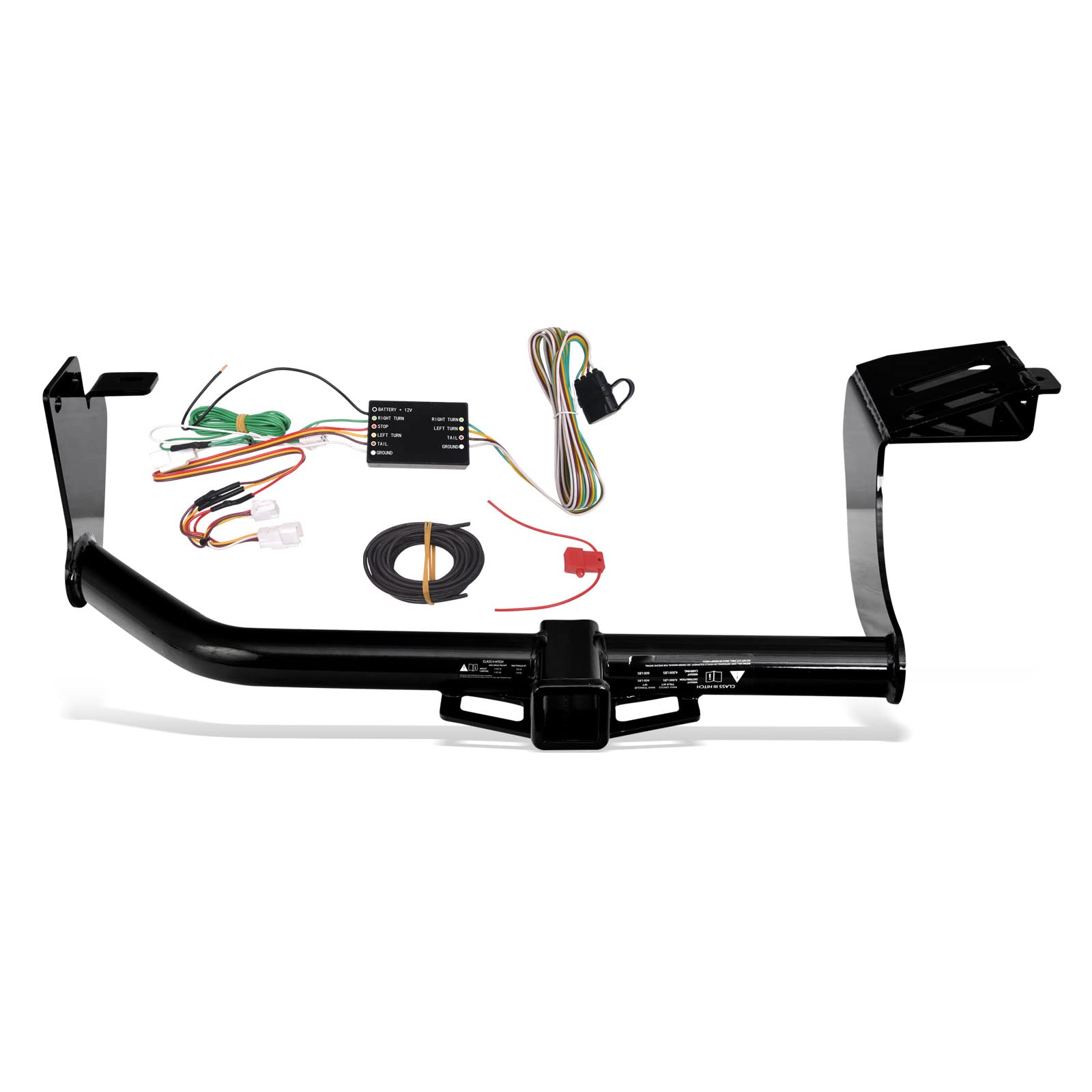 Stehlen 642167818250 Compatible with 2014-2020 Mitsubishi Outlander Class 3 Trailer Hitch Receiver 2" with Wiring & T-Connector
