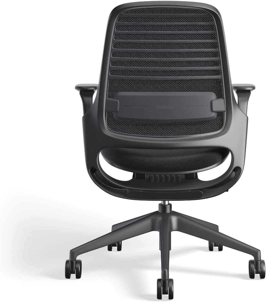 Steelcase Series 1 Work Office Chair - Licorice, Hard Floor Casters