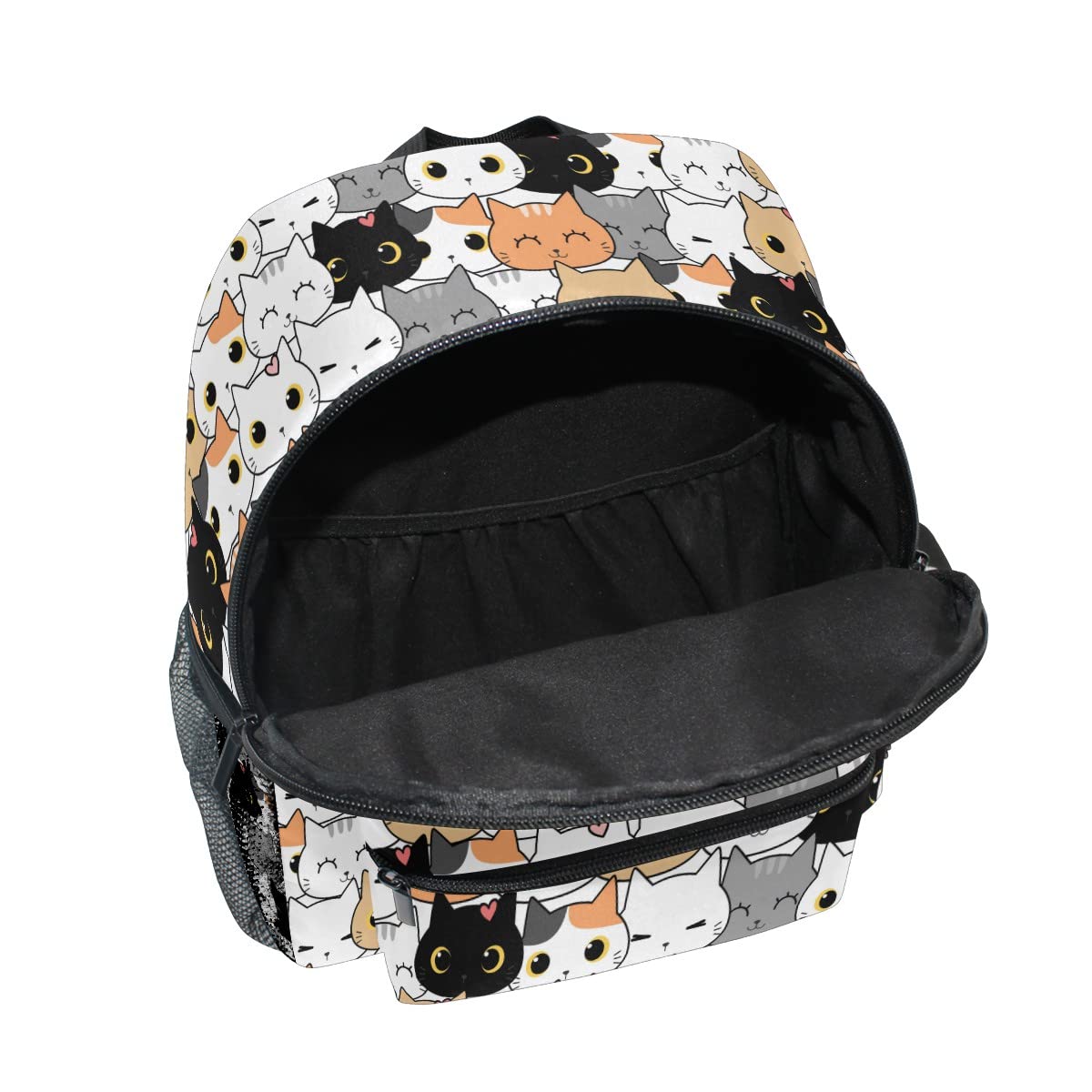TropicalLife Kids Backpack for Boys Girls School Toddler Cute Cats Kitten Pattern Children Preschool Book Bag Kindergarten Travel Backpack Daypack
