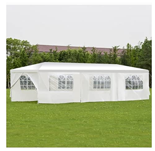 Teekland 10' x 30' Waterproof Party Tent,Practical Outdoor Tent for Parties, Outdoor Gazebo BBQ Shelter Pavilion with 5 Removable Sidewalls
