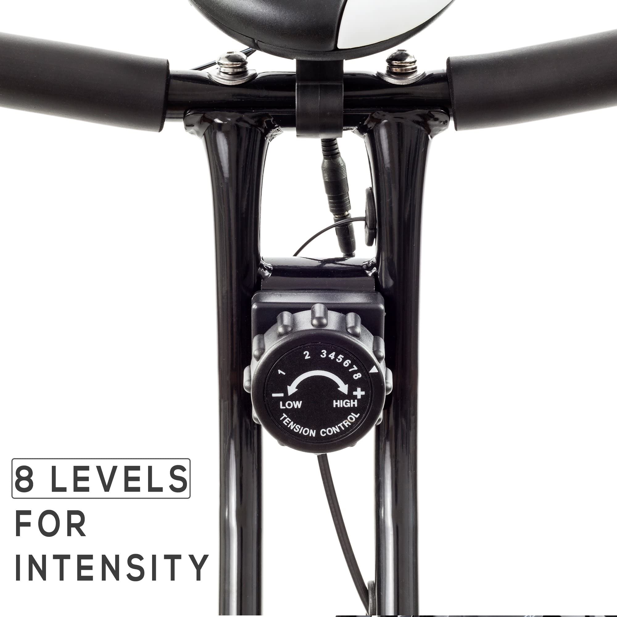 TechFit Folding Exercise Bike | Magnetic F-Bike | Home Recovery Cardio Trainer with Computer and Pulse Sensors