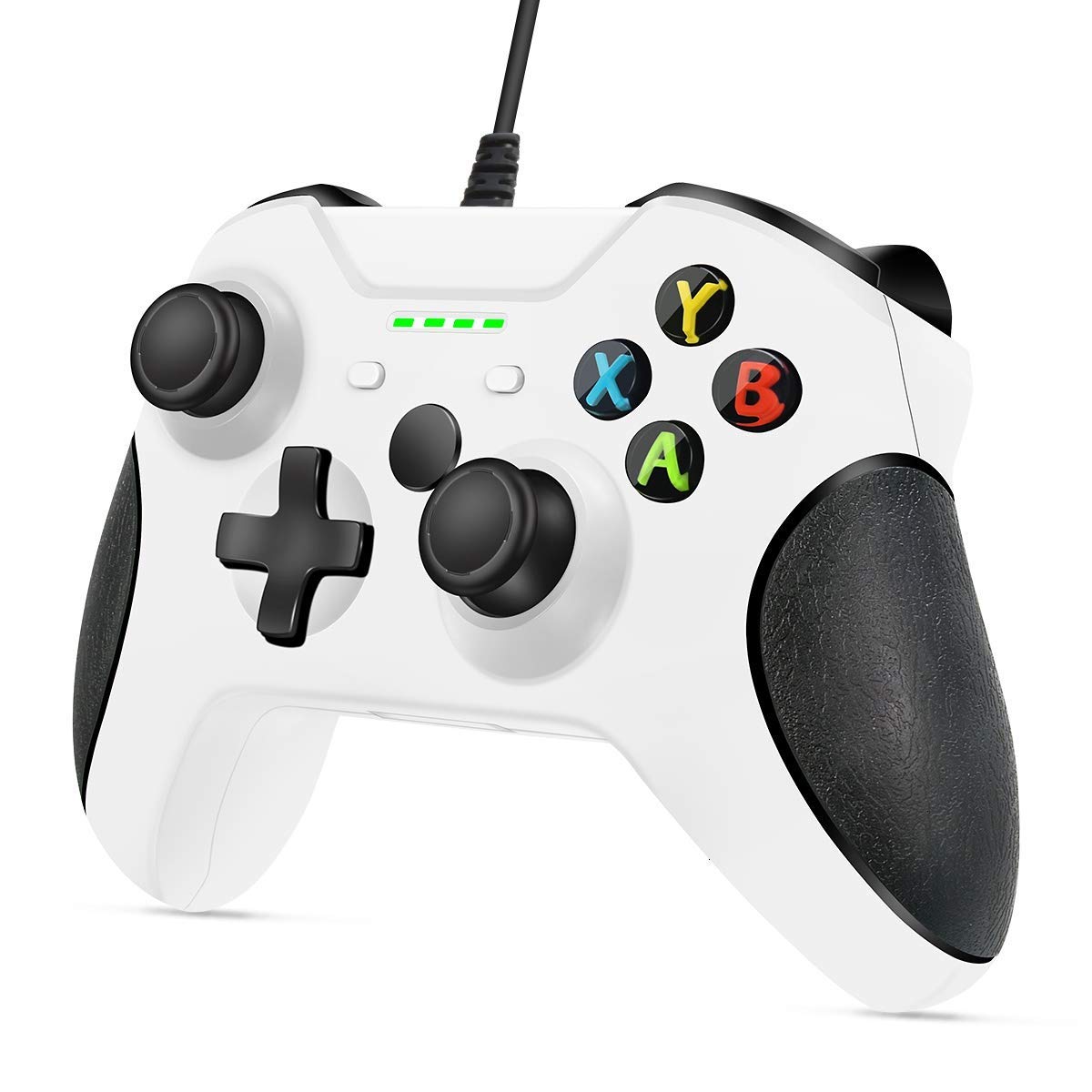 VOYEE Controller for Xbox One, Wired Enhanced Controller for Microsoft Xbox One/X/S/Elite (White) (Renewed)