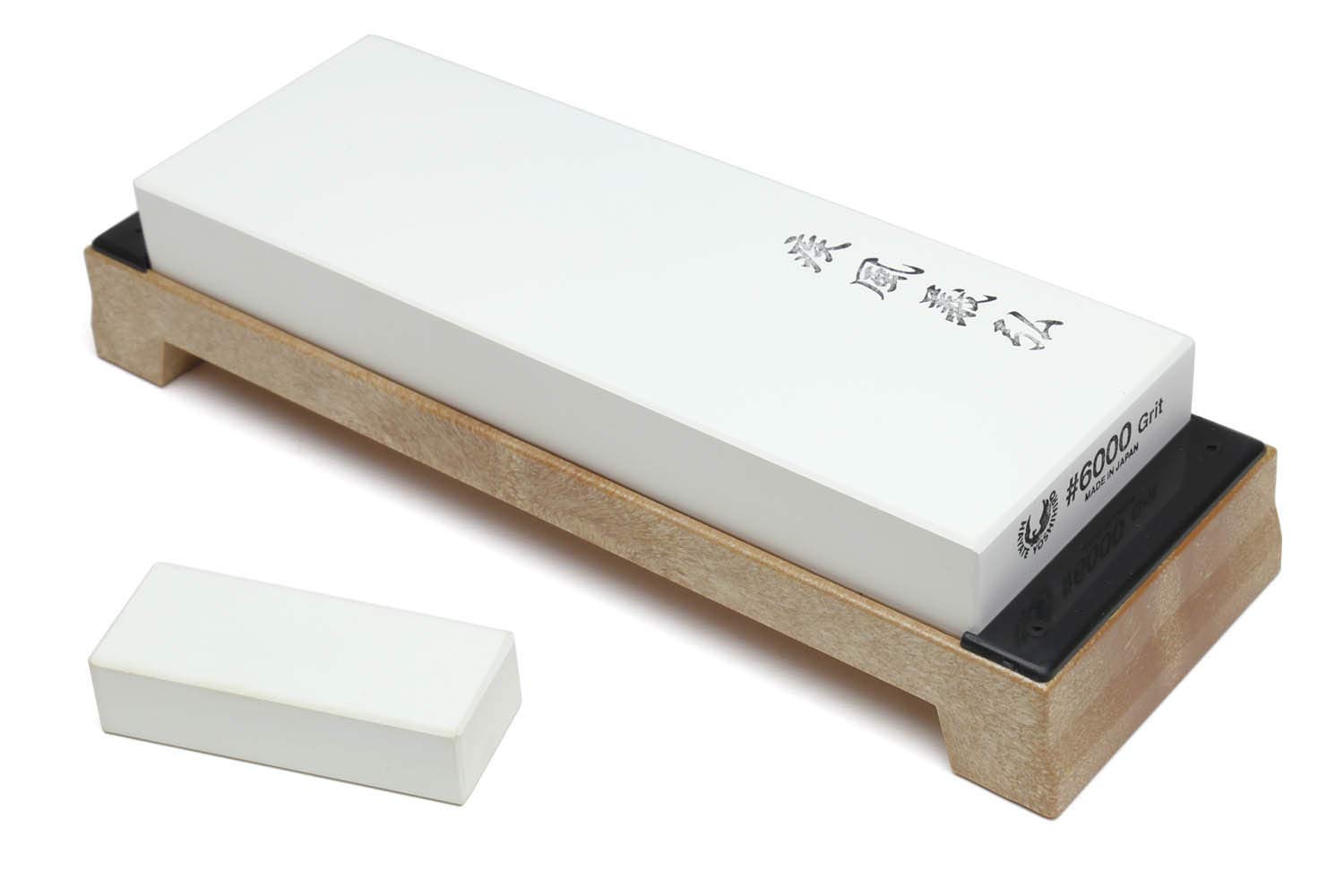 Yoshihiro Professional Grade Toishi Japanese Whetstone Knife Sharpener Water Stones (#6000 grit)