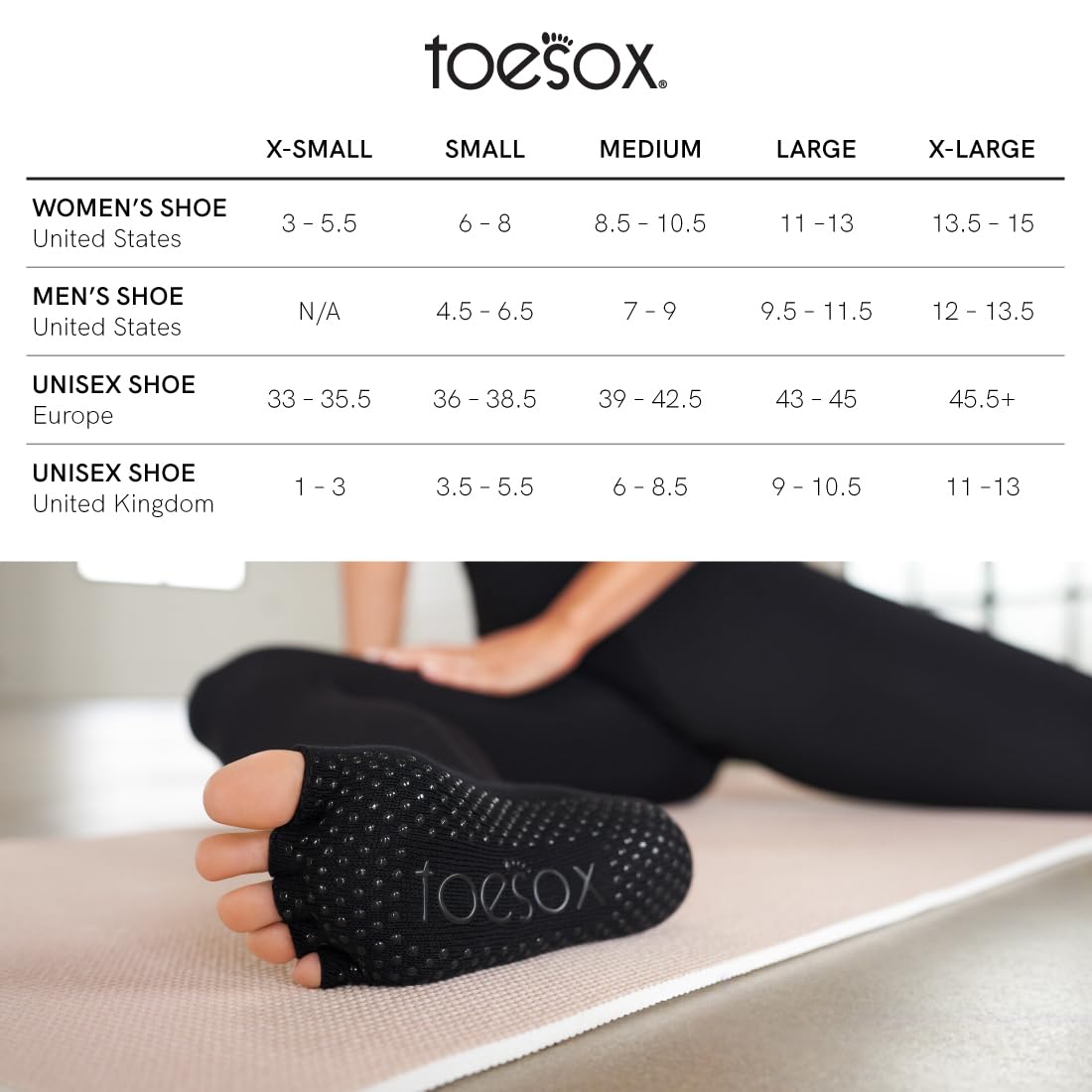 toesox Women's Bellarina Half Toe Grip Socks, Multi Pack - Non-Slip Pilates Socks, Yoga Socks with Grips, Barre Socks, Dance Socks