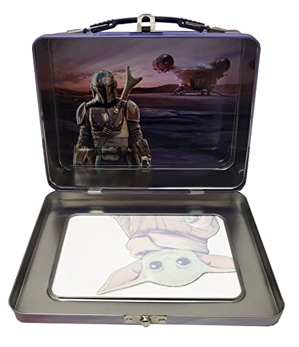 The Tin Box Company "The Child" Mandalorian Tin Lunchbox with Window