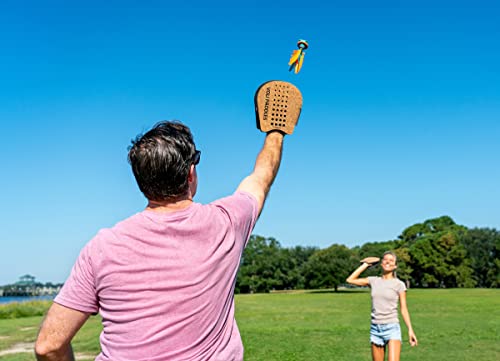Waboba VOLI Paddle Game - Rethink Your Outdoor Game β Backyard Set Includes: 2 Wearable Paddles and 1 Oversized Shuttlecock