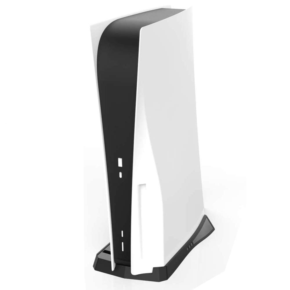 Vertical Stand Holder for PS5 Ultra HD Console with Built-in Cooling Vents and Non-Slip Feet for Sony Playstation 5 Ultra HD Console (CD-ROM Version)