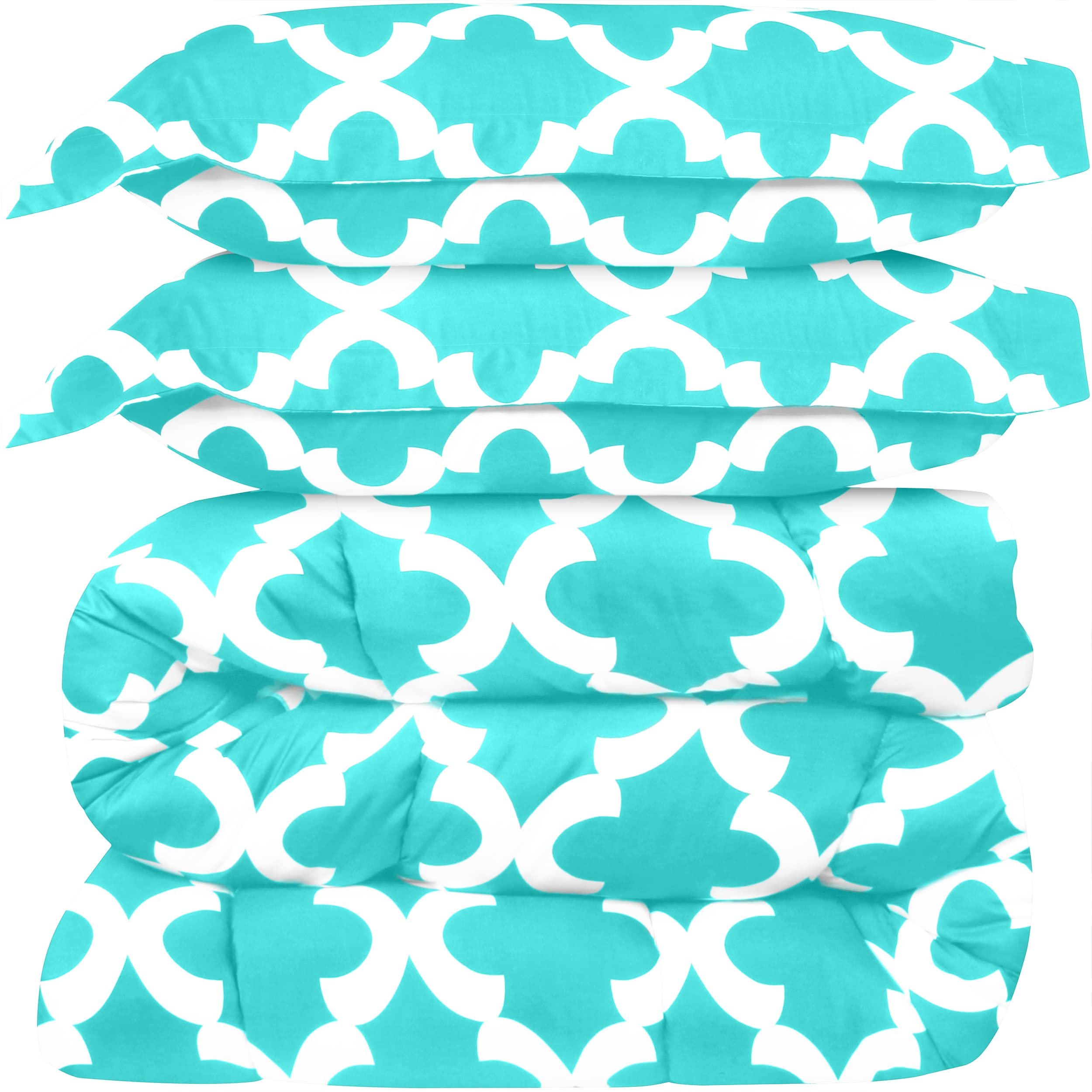 Utopia Bedding - Comforter Bedding Set with 2 Pillow Shams - 3 Pieces Bedding Comforter Sets - Down Alternative Comforter - Soft and Comfortable - Machine Washable, Quatrefoil Navy, Queen