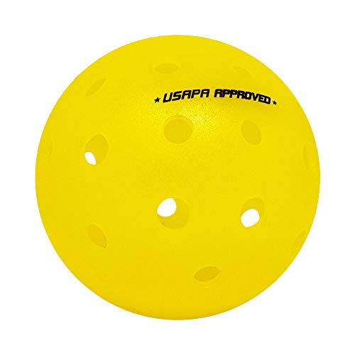 Velocity Premium Wood 2 Paddle + 4 Pickle Ball Set. Very Light, Responsive & Strong Easy to Hold & Comfortable.