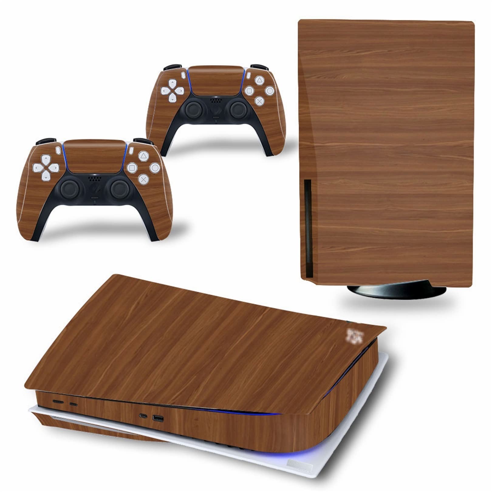 WREXIL LEEWEE for PS5 Skin Disc Edition & Digital Edition Console and Controller Vinyl Cover Skins Wraps Scratch Resistant, Compatible with for PS5 351061 No Foaming (Size : Digital Edition)