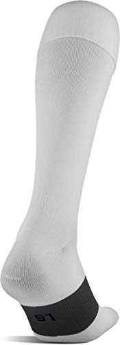 Under Armour Unisex UA Soccer Solid Over-The-Calf Socks LG White