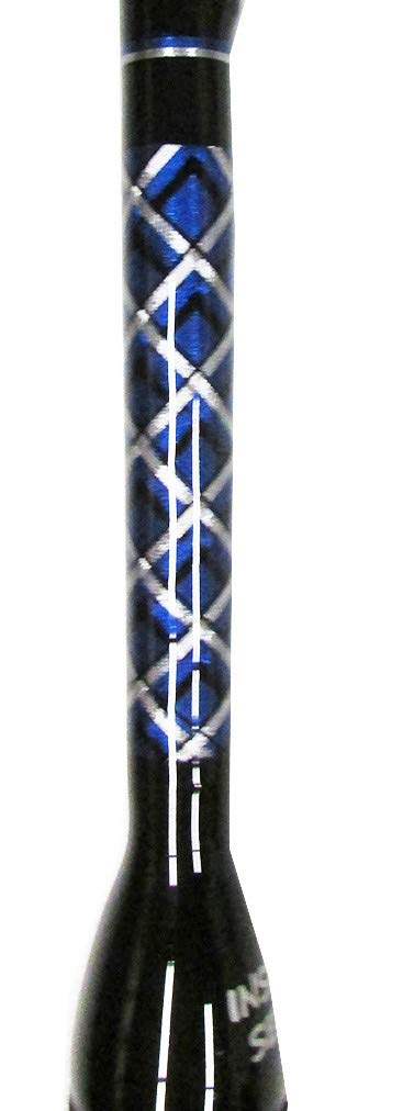 Xcaliber Marine Pair of (2) Inshore Series 6' 50-80 lb Saltwater Boat RODS (Blue and Silver)
