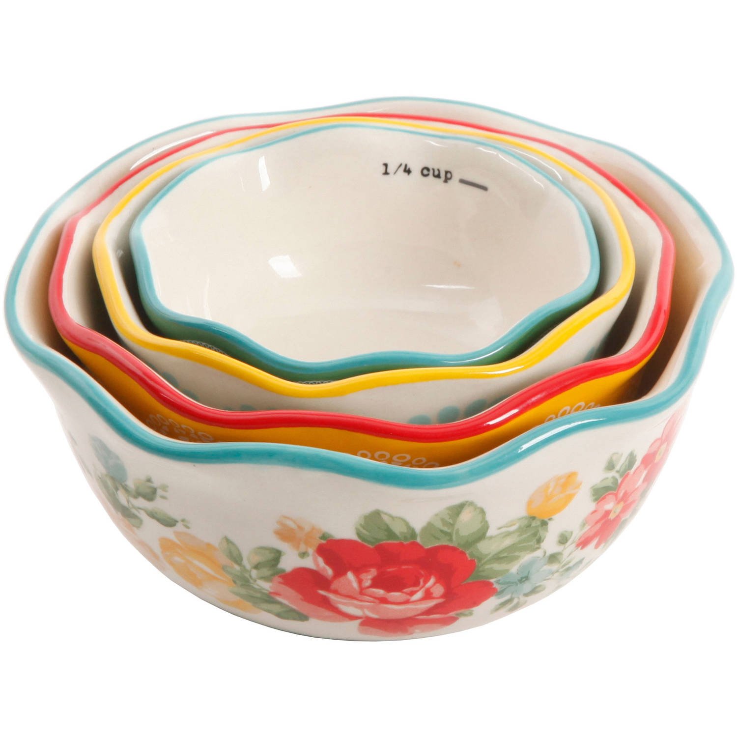 The Pioneer Woman Measuring Cups VINTAGE FLORAL