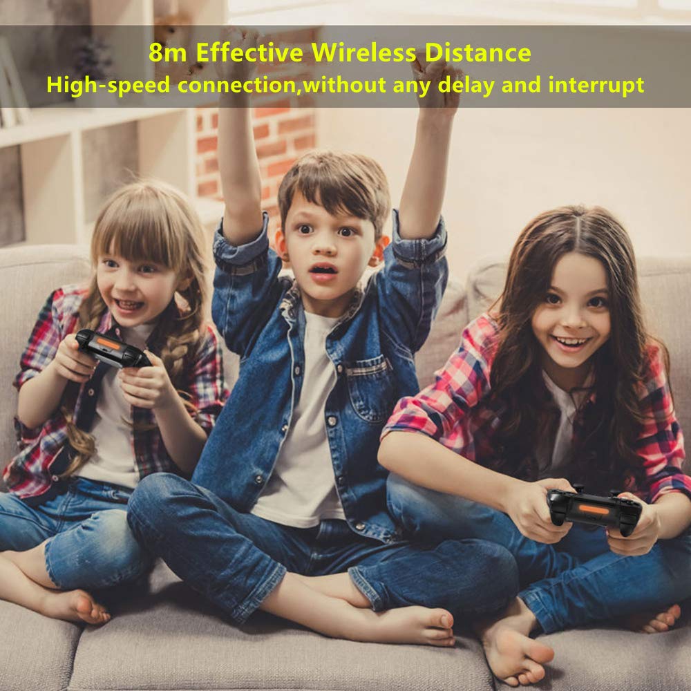 Wireless Game Controller for PS4 Remote, DoinMaster P4 Gamepad for Playstation 4/Pro/Slim Console Gaming Control with Headset Jack Dual Vibration Speaker Touch Pad Six-axis Motion Control Skull