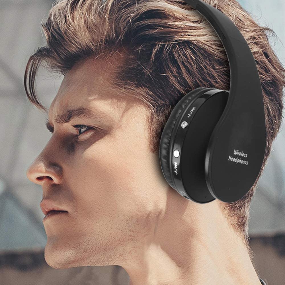 Wireless Gameing Headset, Stereo Bluetooth Gaming Headset Compatible with PS4, PC, Laptop, Cellphone Default