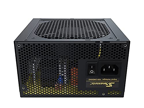Seasonic FOCUS GX-550, 550W, Full-Modular, Fan Control in Fanless, Silent, and Cooling Mode, Perfect Power Supply for Gaming and Various Application, SSR-550FX.