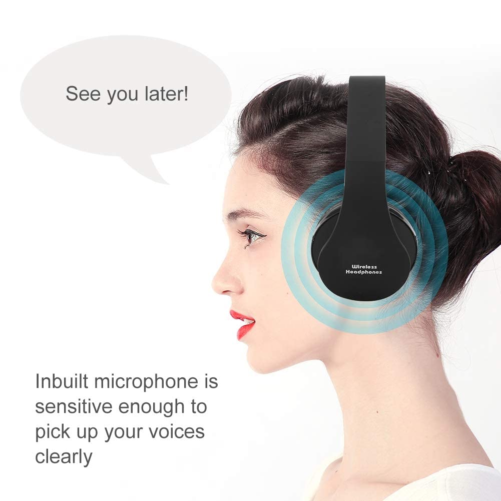 Wireless Gameing Headset, Stereo Bluetooth Gaming Headset Compatible with PS4, PC, Laptop, Cellphone Default