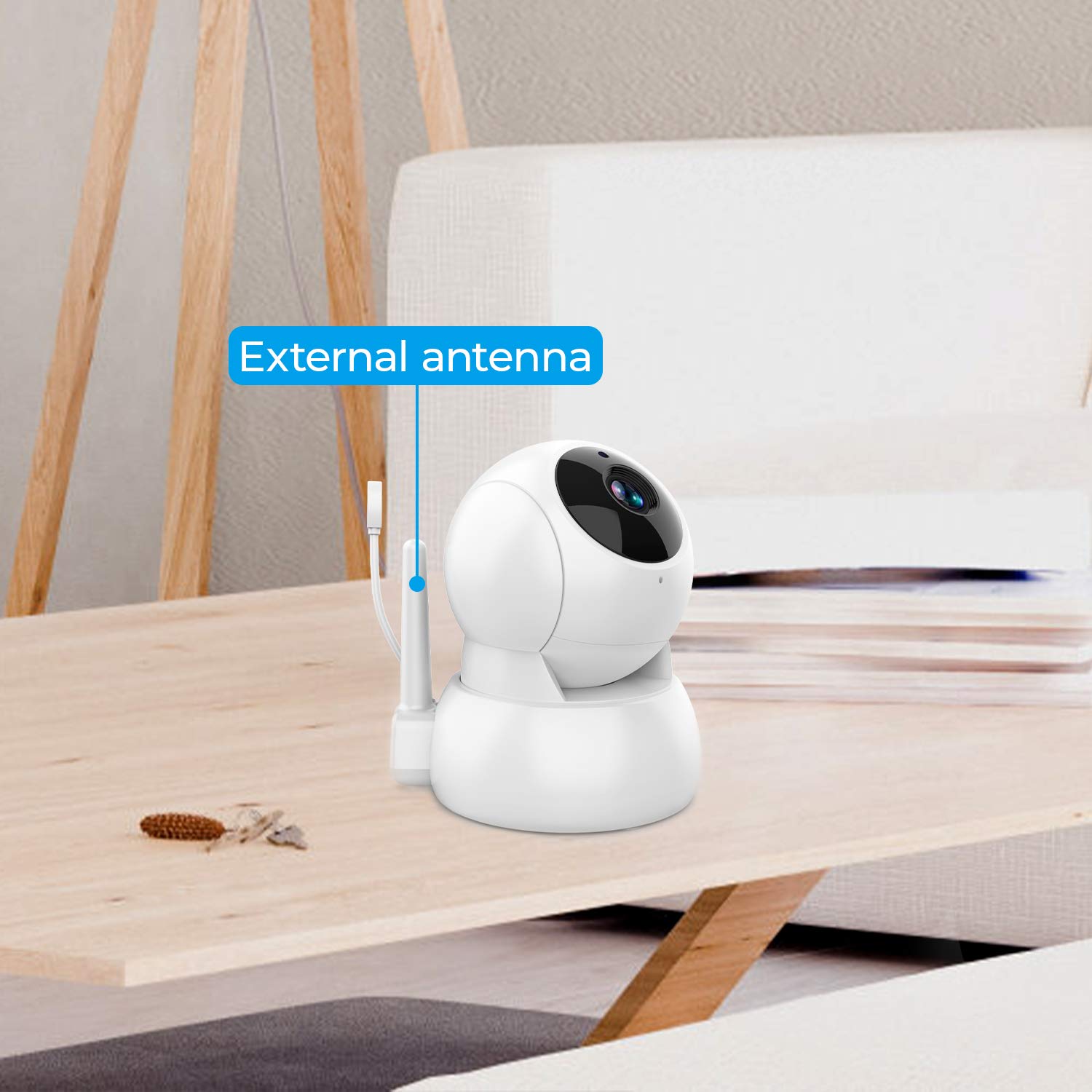 UOKIER Additional Camera Replacement Camera 5” Video Baby Monitor