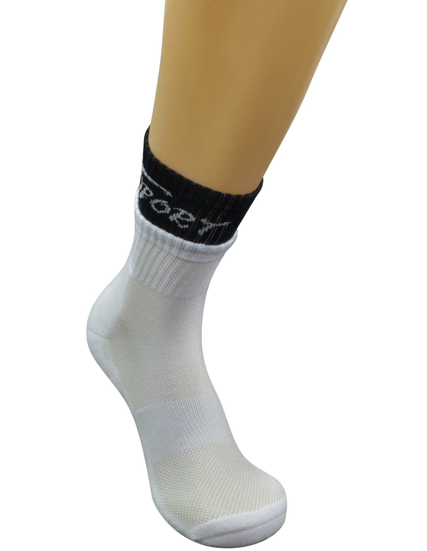 Yomandamor 5 Pairs Mens Bamboo Walking Socks Cushion Sports Quarter Seamless Socks