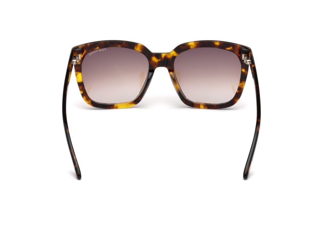 Tom Ford Sunglasses FT0502 SUNGLASS PANT AMARRA, Brown (Avana Scura/Marrone Grad), 55
